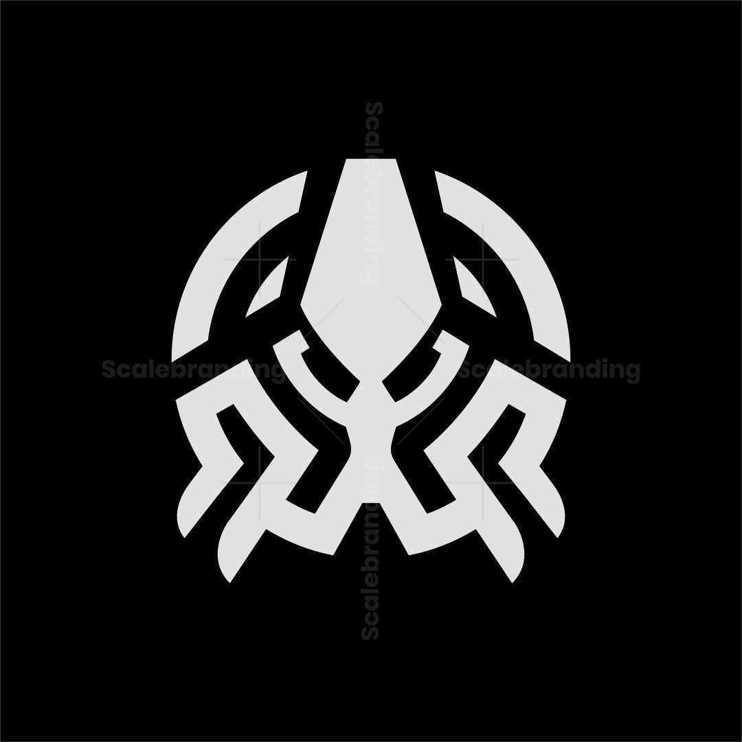 Octopus Logo Modern Circle Kraken Logo | Scalebranding