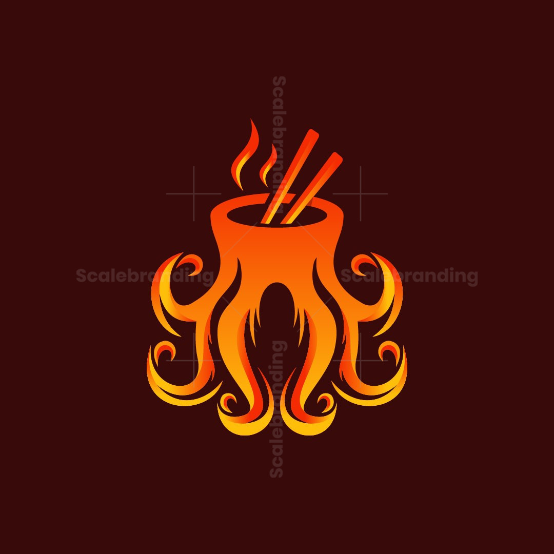 Octopus Meal Food Logo | Scalebranding