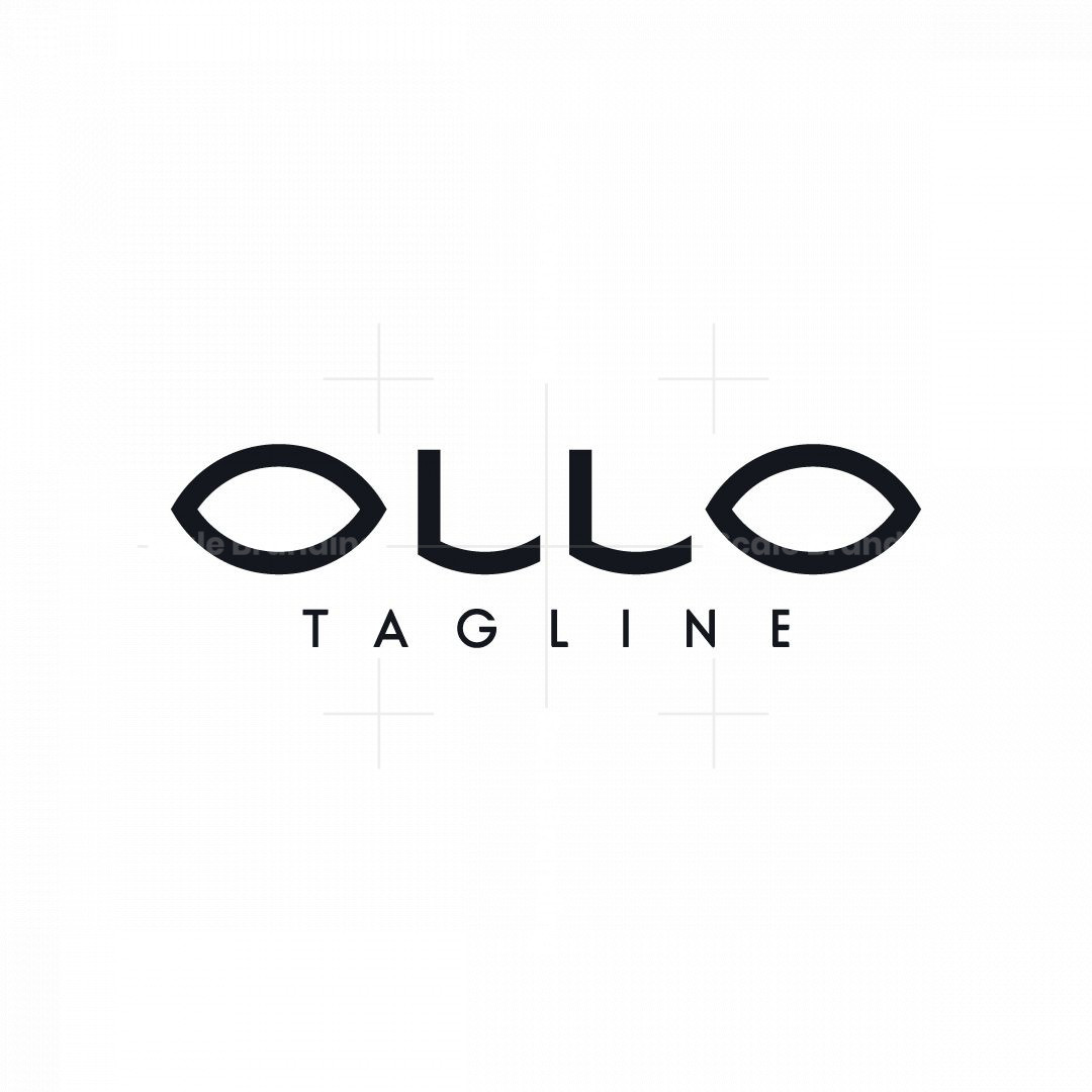 Ollo Eye Wordmark Logo | Scalebranding