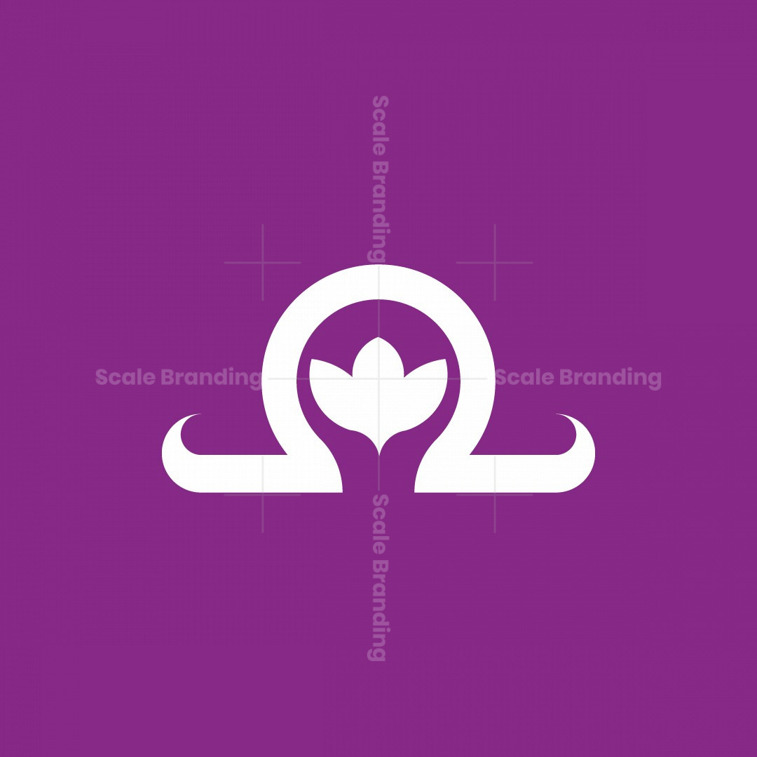 Omega Flower Logo | Scalebranding
