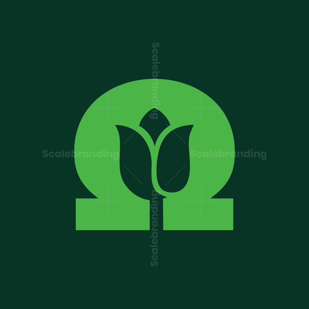 Omega Flower Logo | Scalebranding