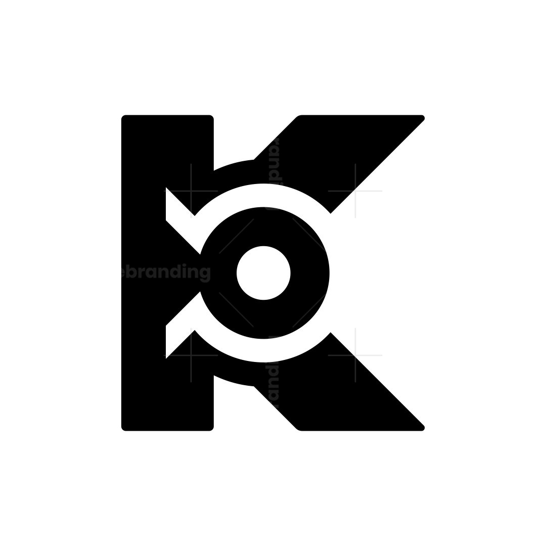 Omega K Letter Logo | Scalebranding