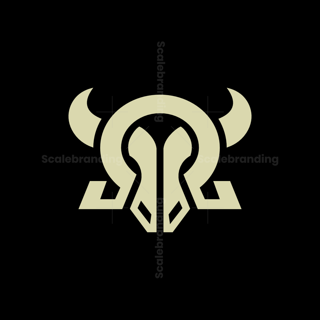 Omega skull bull head logo | Scalebranding
