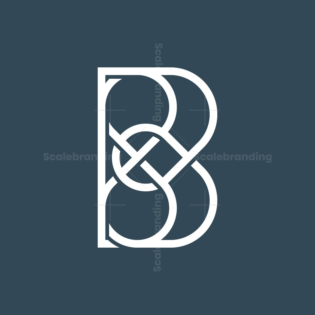 One Line Letter B Infinity Logo | Scalebranding
