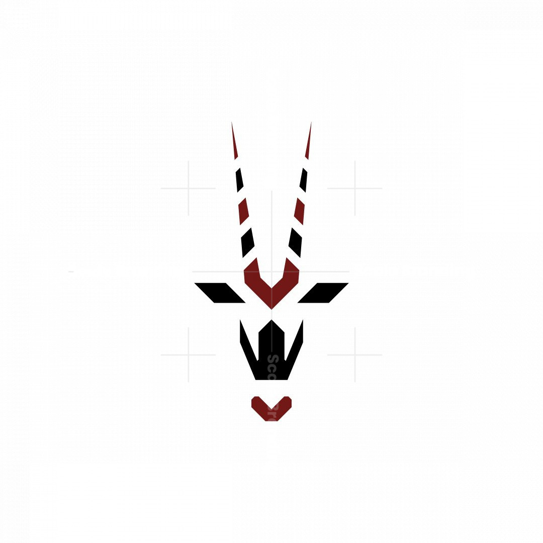 Oryx Head Logo Arabian Oryx Logo | Scalebranding