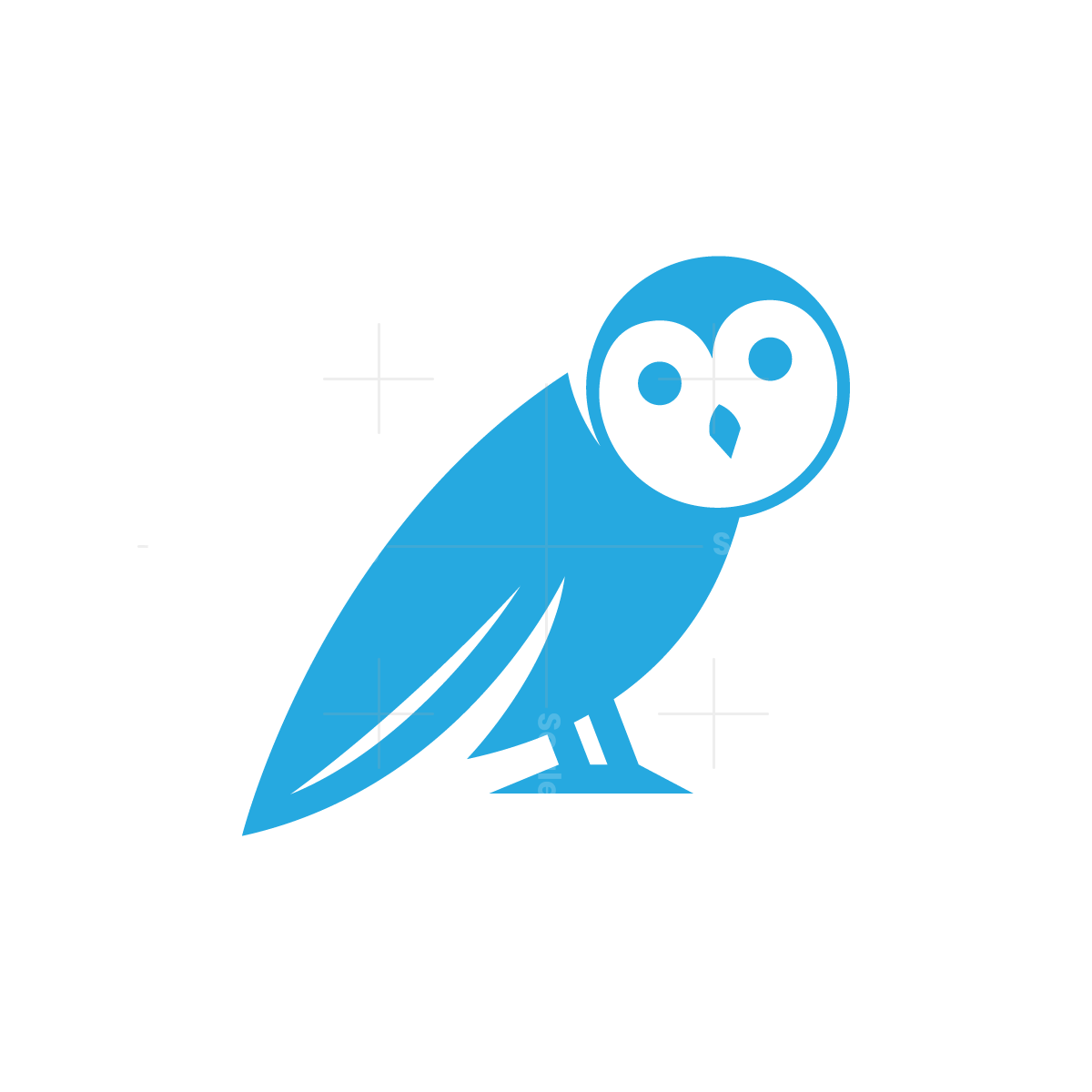 Owl Logo Design Blue Owl Logo | Scalebranding