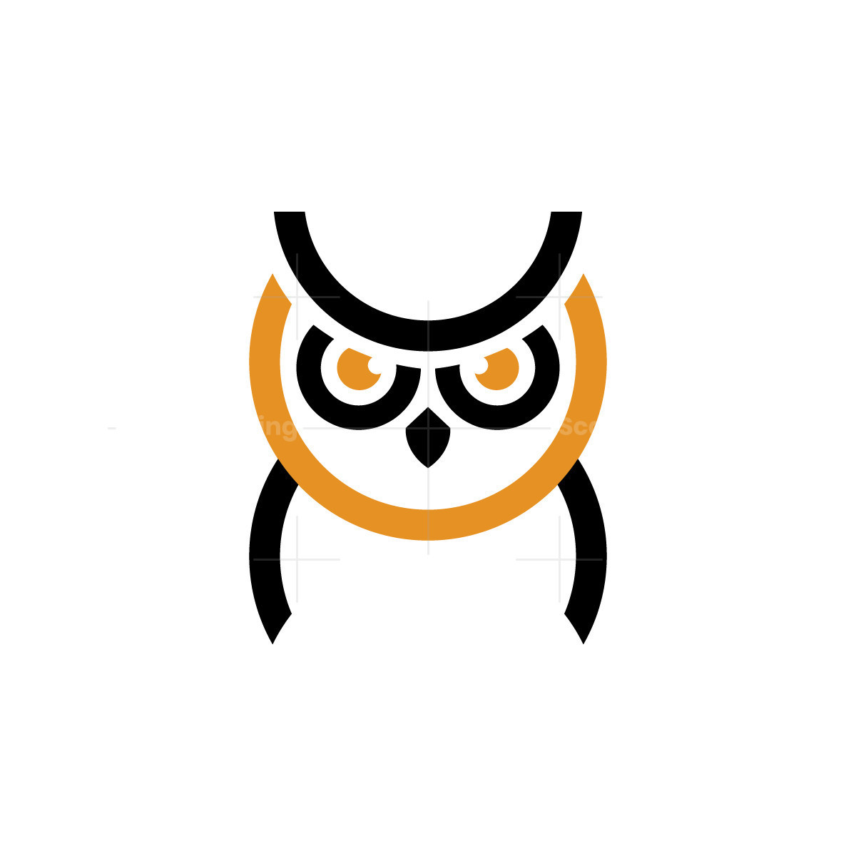 Simple Owl Design Simple Owl Logo Design Afbeelding Door Nicemorning