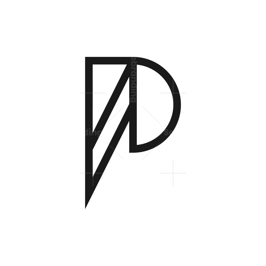 P Geometric Logo | Scalebranding