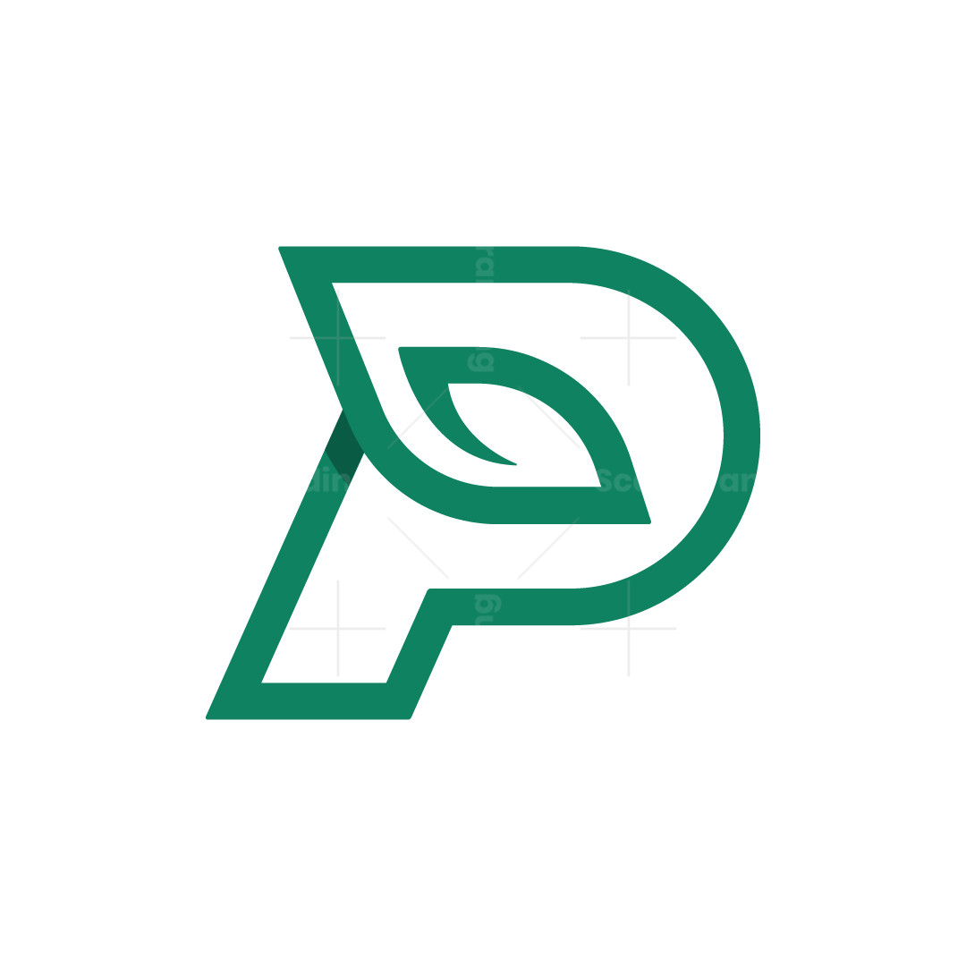 P Leaf Logo | Scalebranding