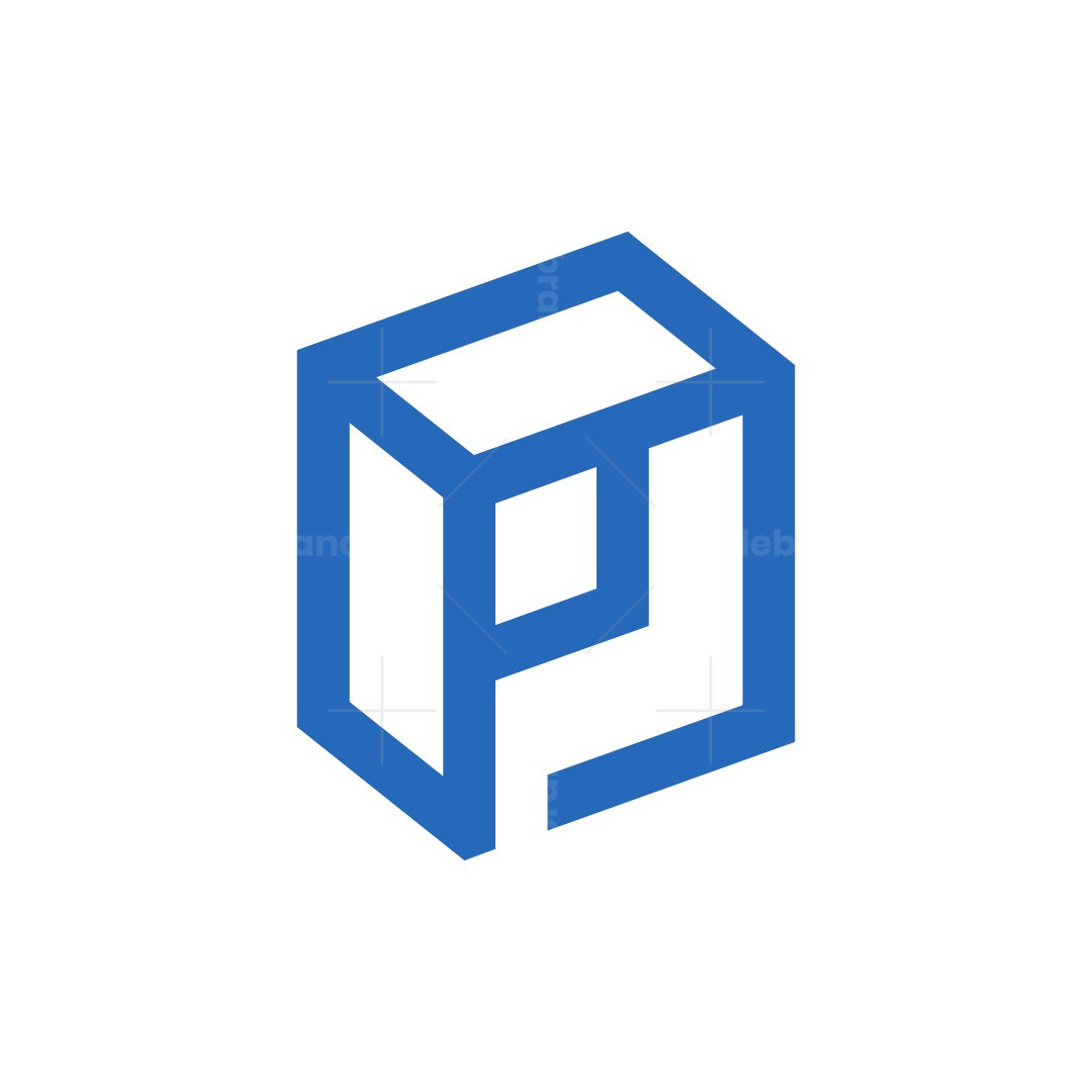 P Letter Cube Logo | Scalebranding
