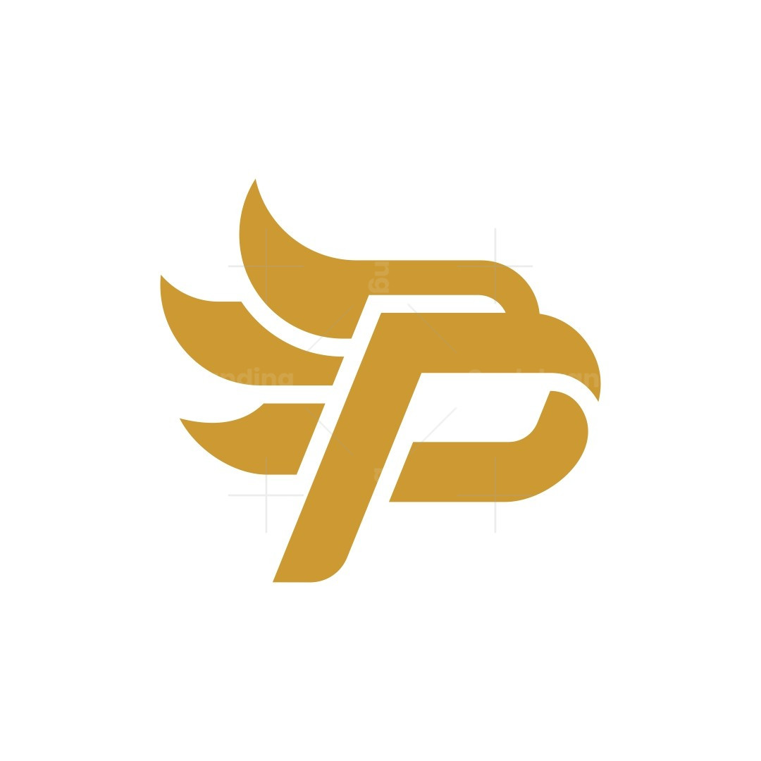 P Letter Phoenix Head Logo | Scalebranding