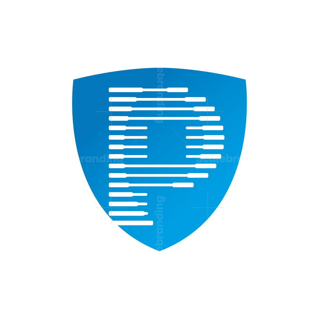P Letter Shield Logo | Scalebranding