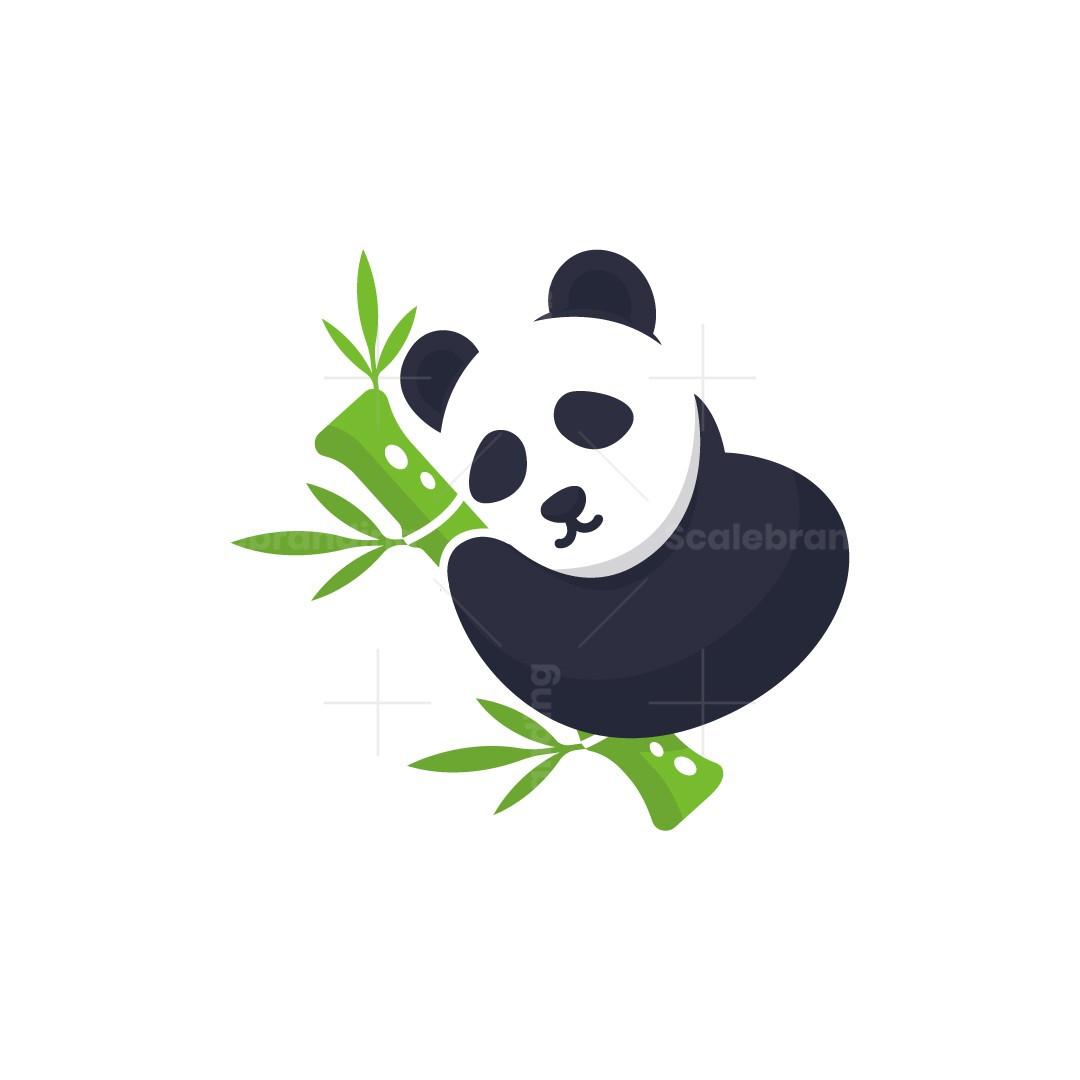 Panda And Bamboo Logo | Scalebranding