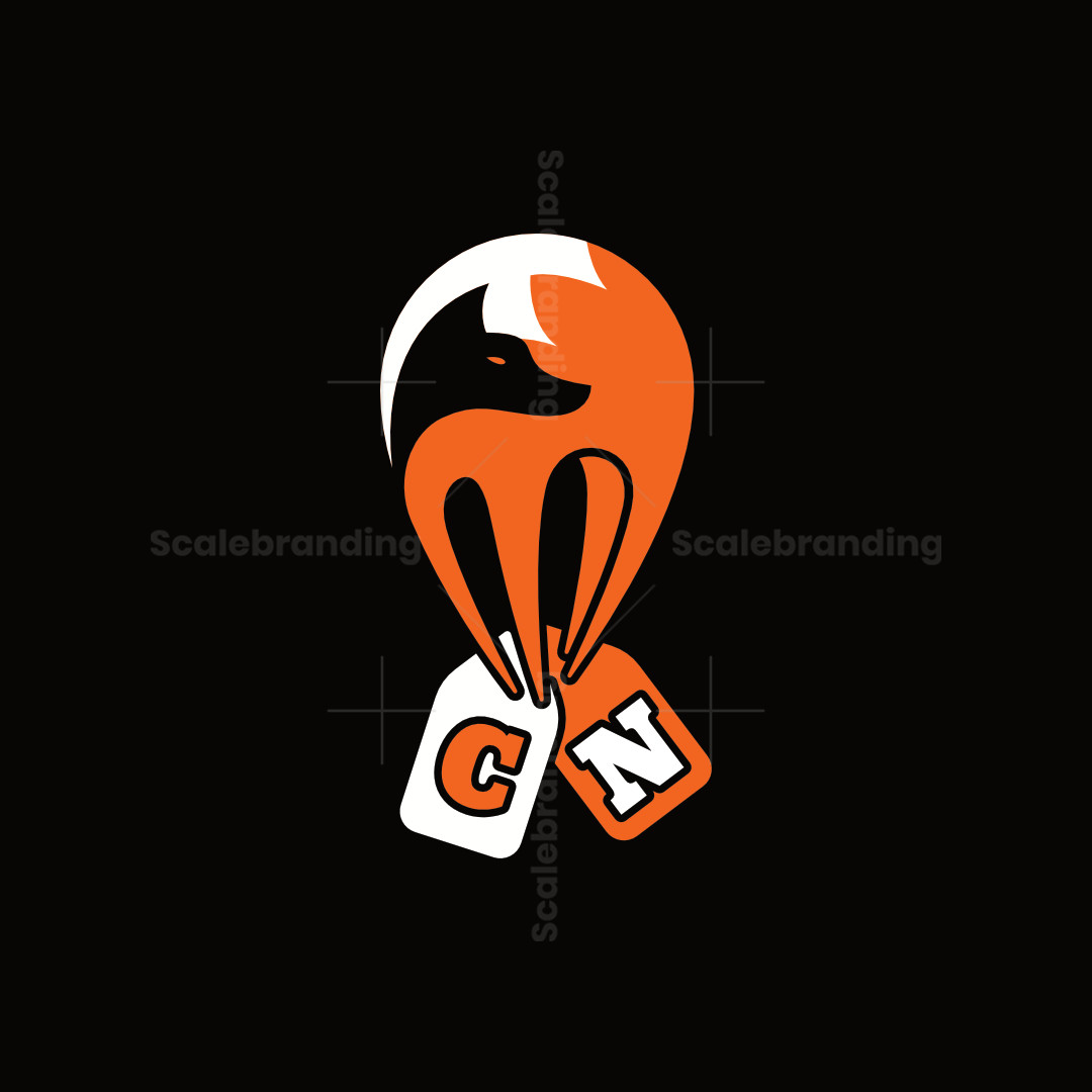 Parachute fox tag Logo | Scalebranding