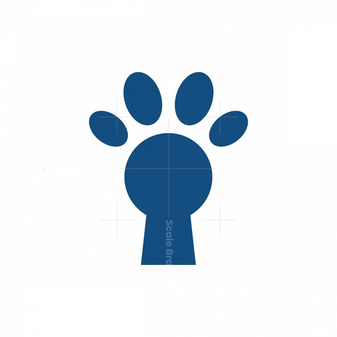 Paw Keyhole Logo | Scalebranding