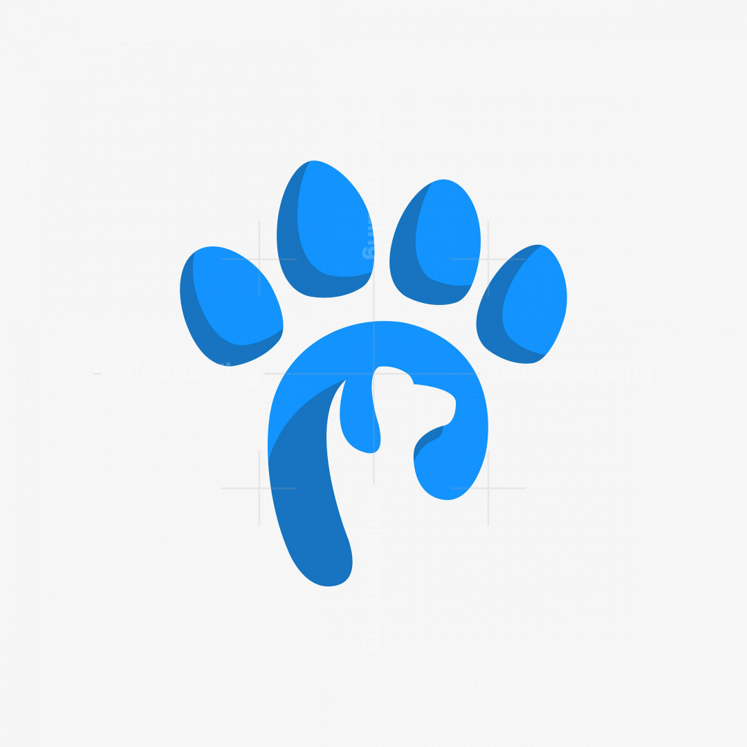 Paw Letter P Logo | Scalebranding
