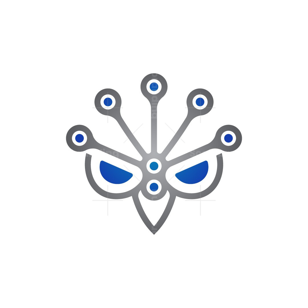 Peacock Tech Logo | Scalebranding