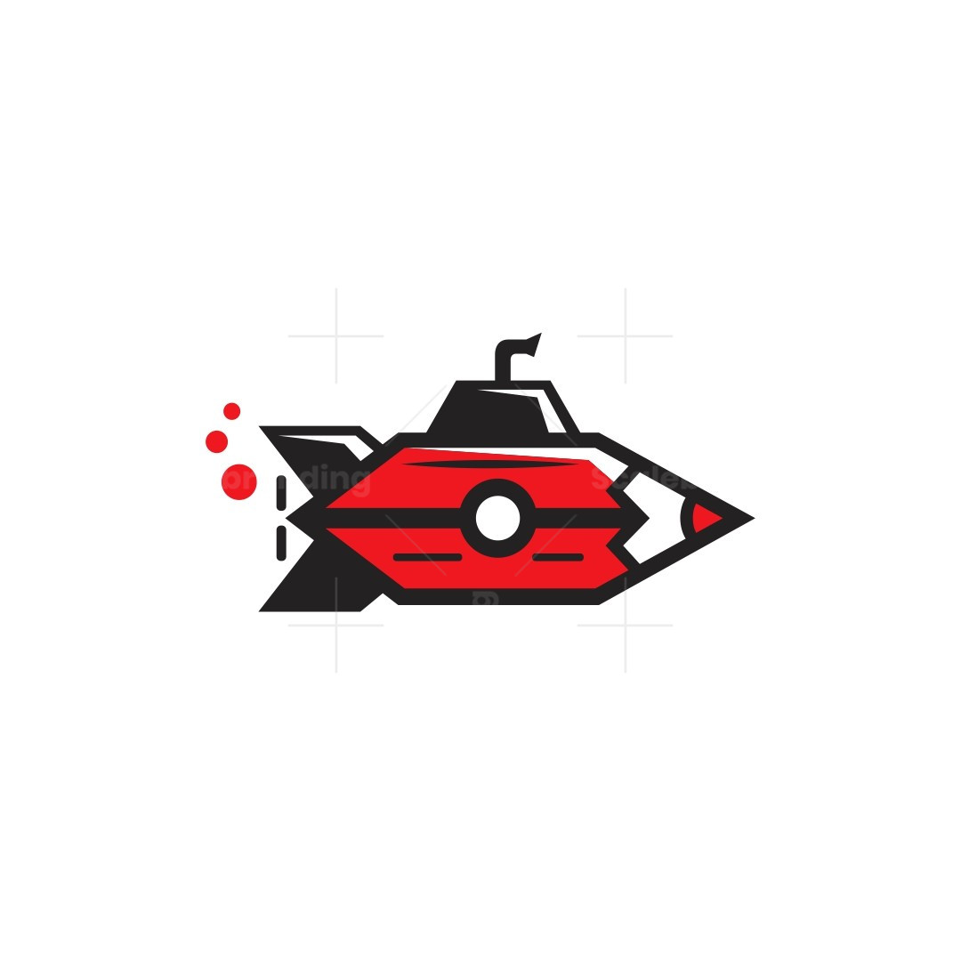 Pencil Submarine Ship Logo | Scalebranding