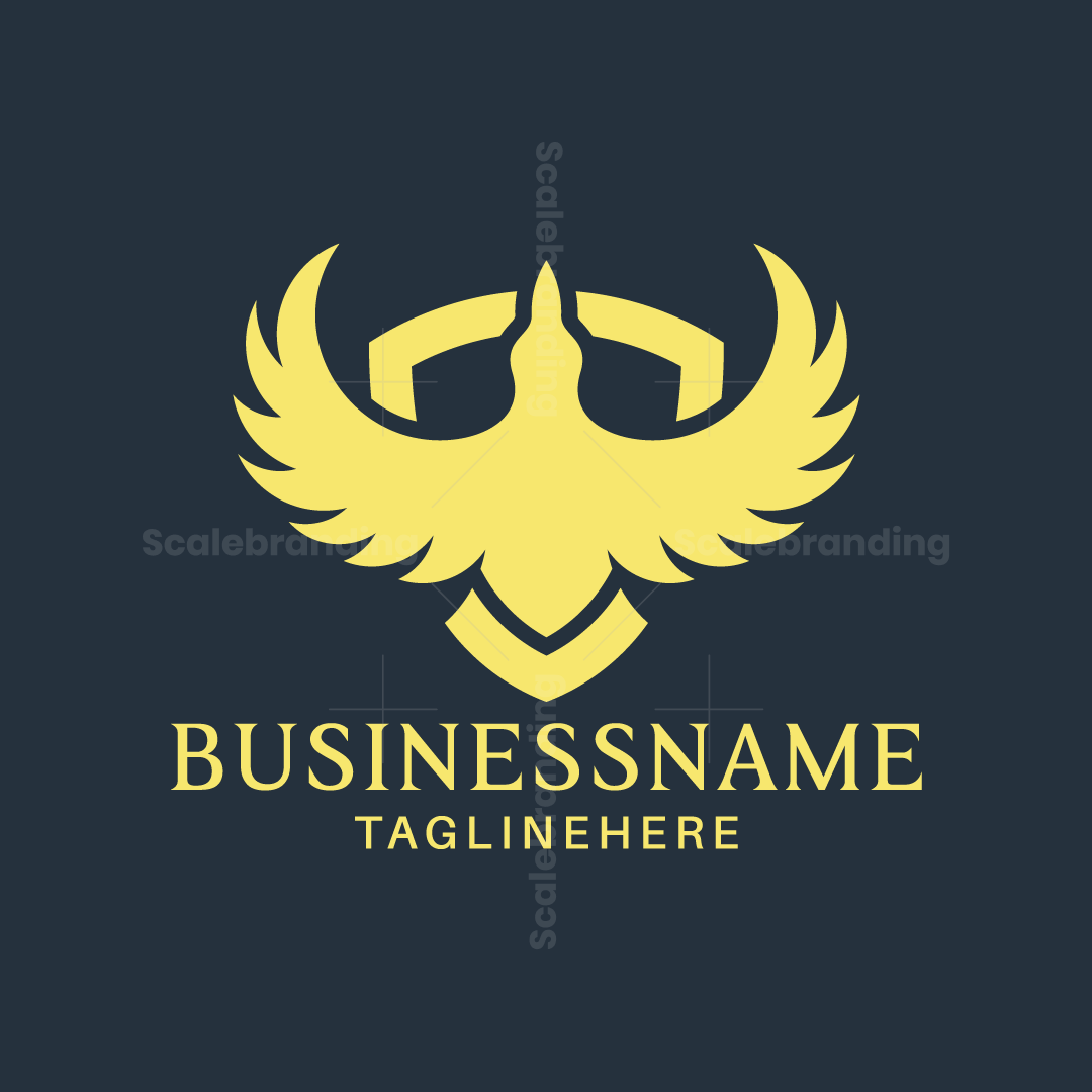 Phoenix Shield Security Mark Logo | Scalebranding