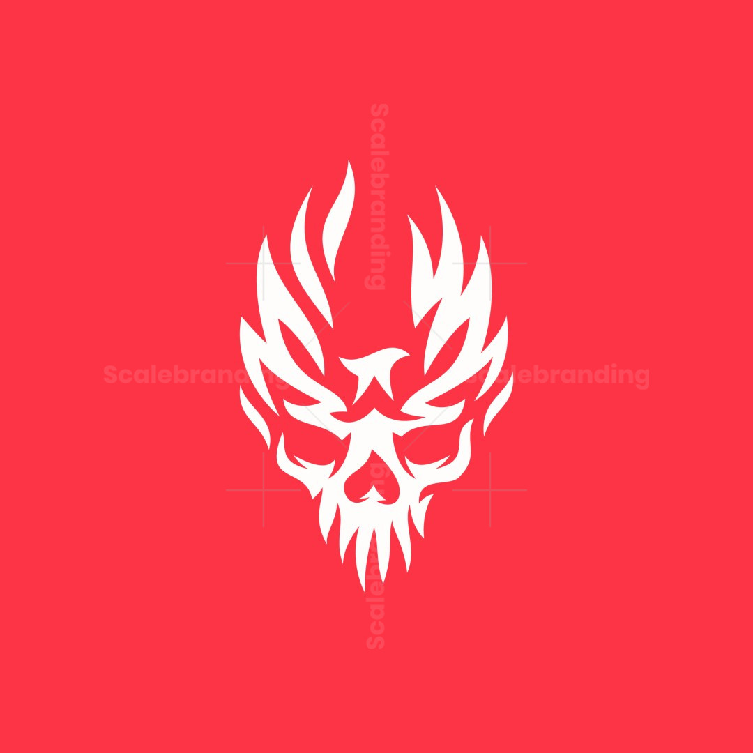 phoenix skull fire Logo | Scalebranding