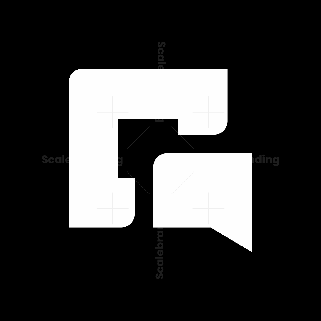 Phone And Chat Letter Q or G Logo | Scalebranding
