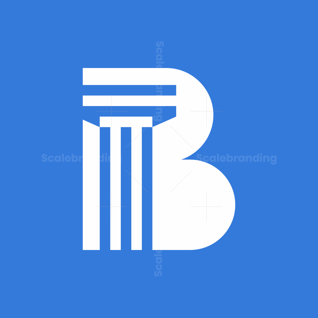 Pillar Letter B Simple Logo | Scalebranding