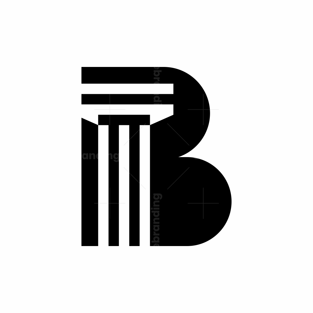 Pillar Letter B Simple Logo | Scalebranding