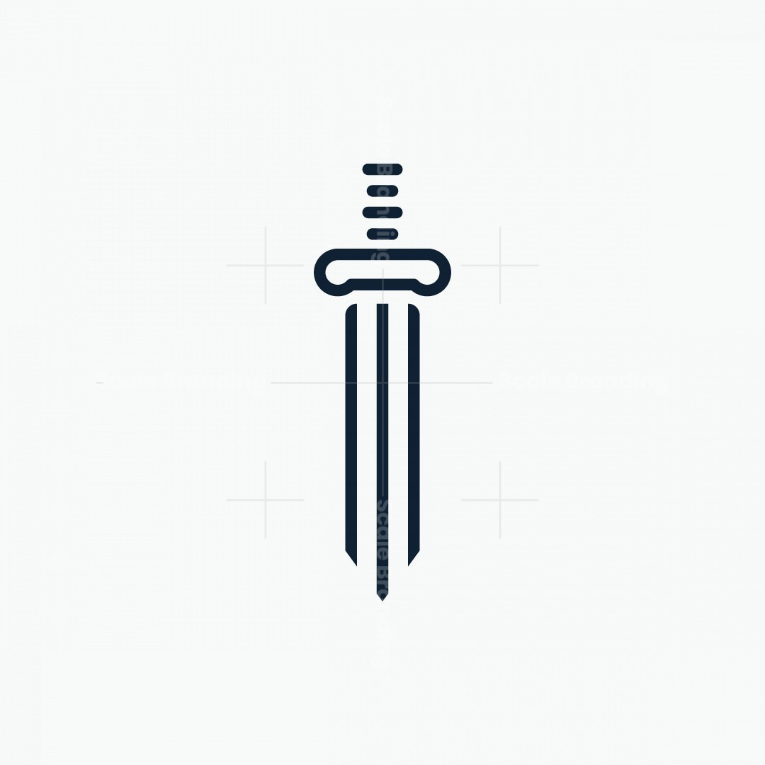 Pillar Sword Logo | Scalebranding