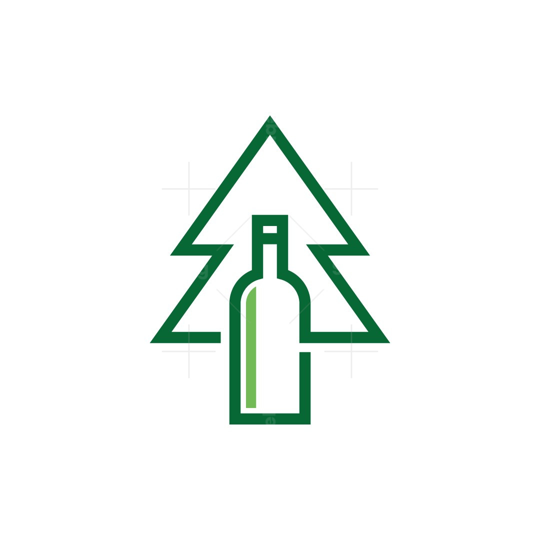Pine Bottle Logo | Scalebranding
