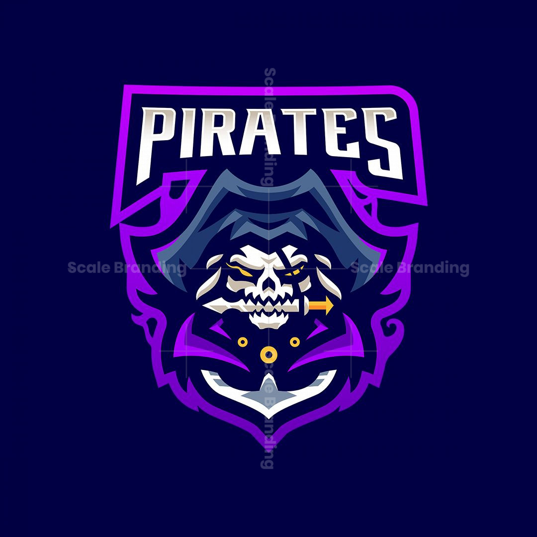 Pirate Mascot Logo Pirate Mascot Vector Logo Stock Vector.