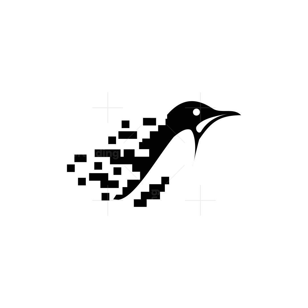Pixel Penguin Logo | Scalebranding