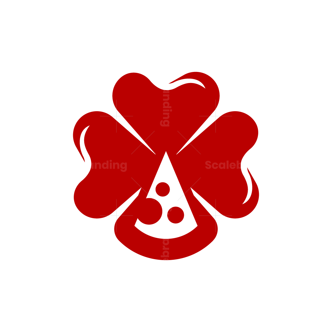 creative pizza clover mark logo | Scalebranding