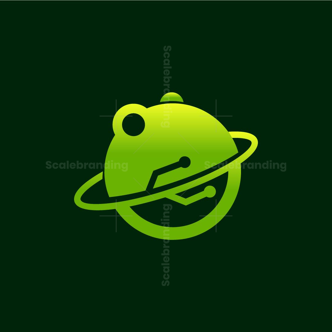 Planet Frog Tech Logo | Scalebranding