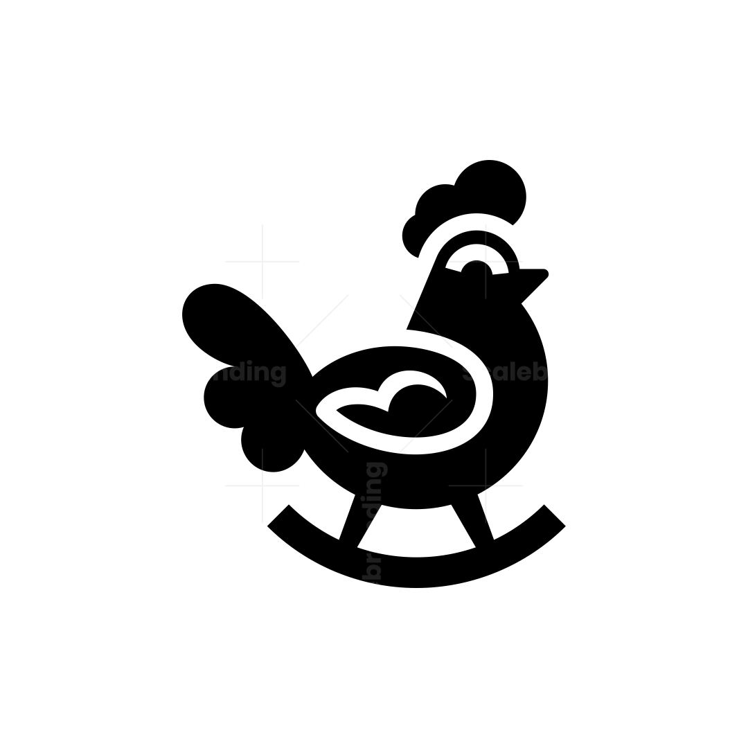 Iconic Playful Chicken Toy Logo | Scalebranding