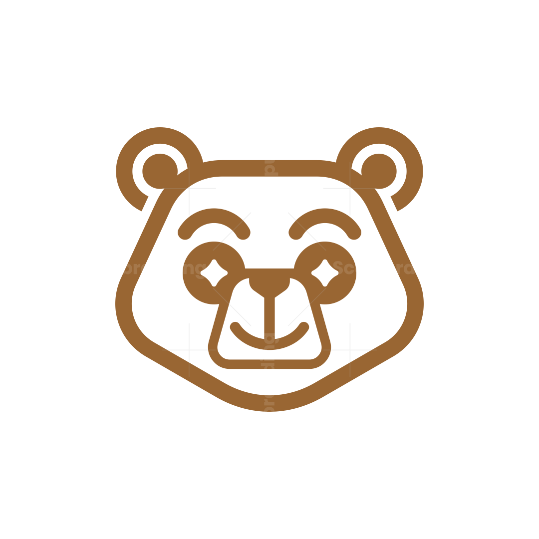 Playful Iconic Cute Bear Logo | Scalebranding