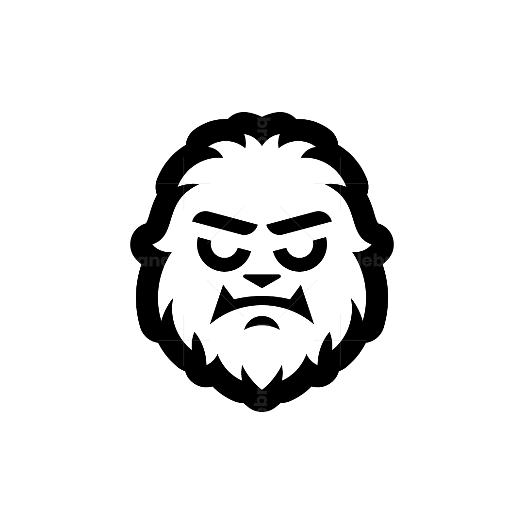 Mascot simple playful grunge yeti monster logo | Scalebranding