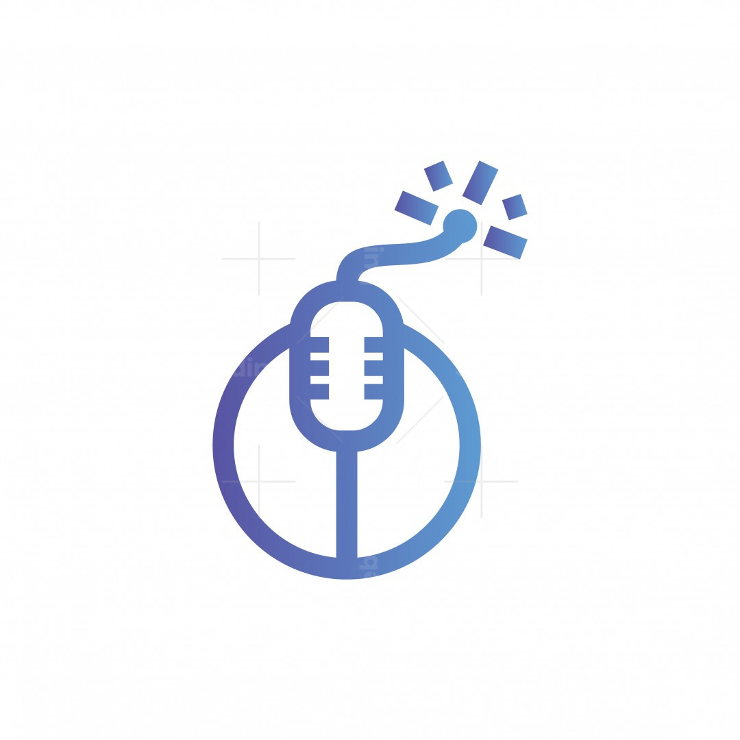 Podcast Bomb Logo | Scalebranding