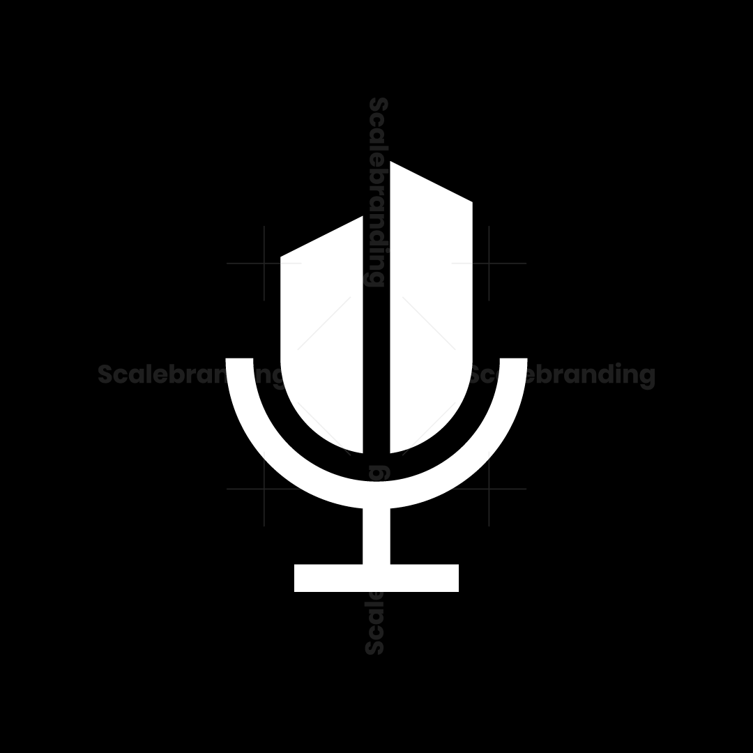 Podcast Studio City Building Logo | Scalebranding