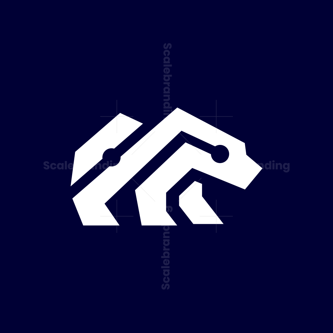 Polar Bear Circuit Tech logo | Scalebranding