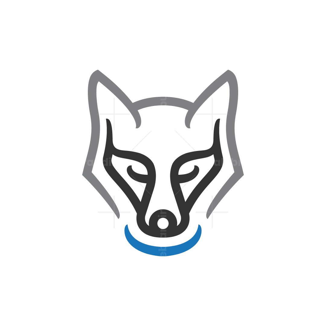 Wolf Head Logo Pond Water Wolf Logo | Scalebranding