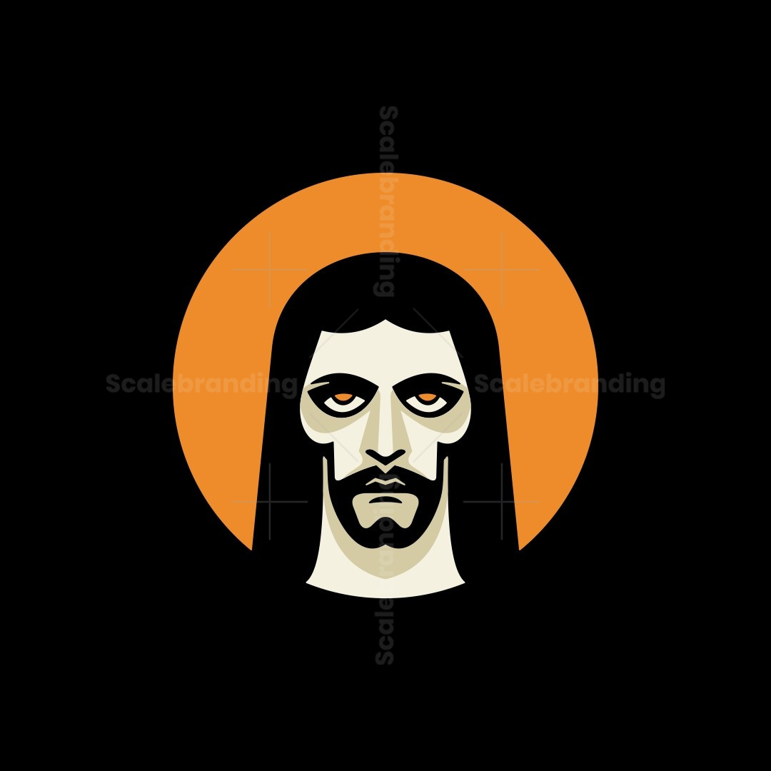 Portrait Of Jesus Logo | Scalebranding