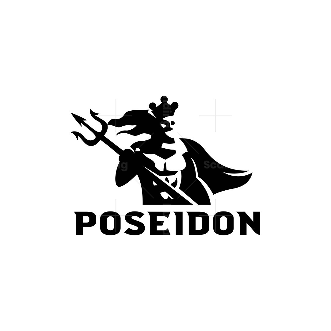 Poseidon Trident Logo | Scalebranding