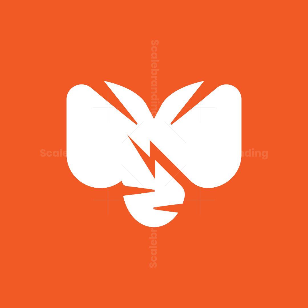 power bee thunder mark logo | Scalebranding