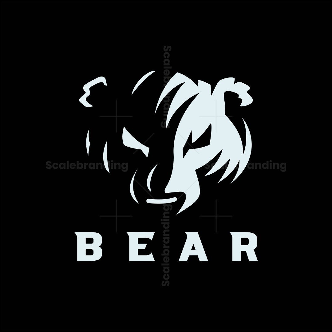 Powerful Bear Head Logo | Scalebranding