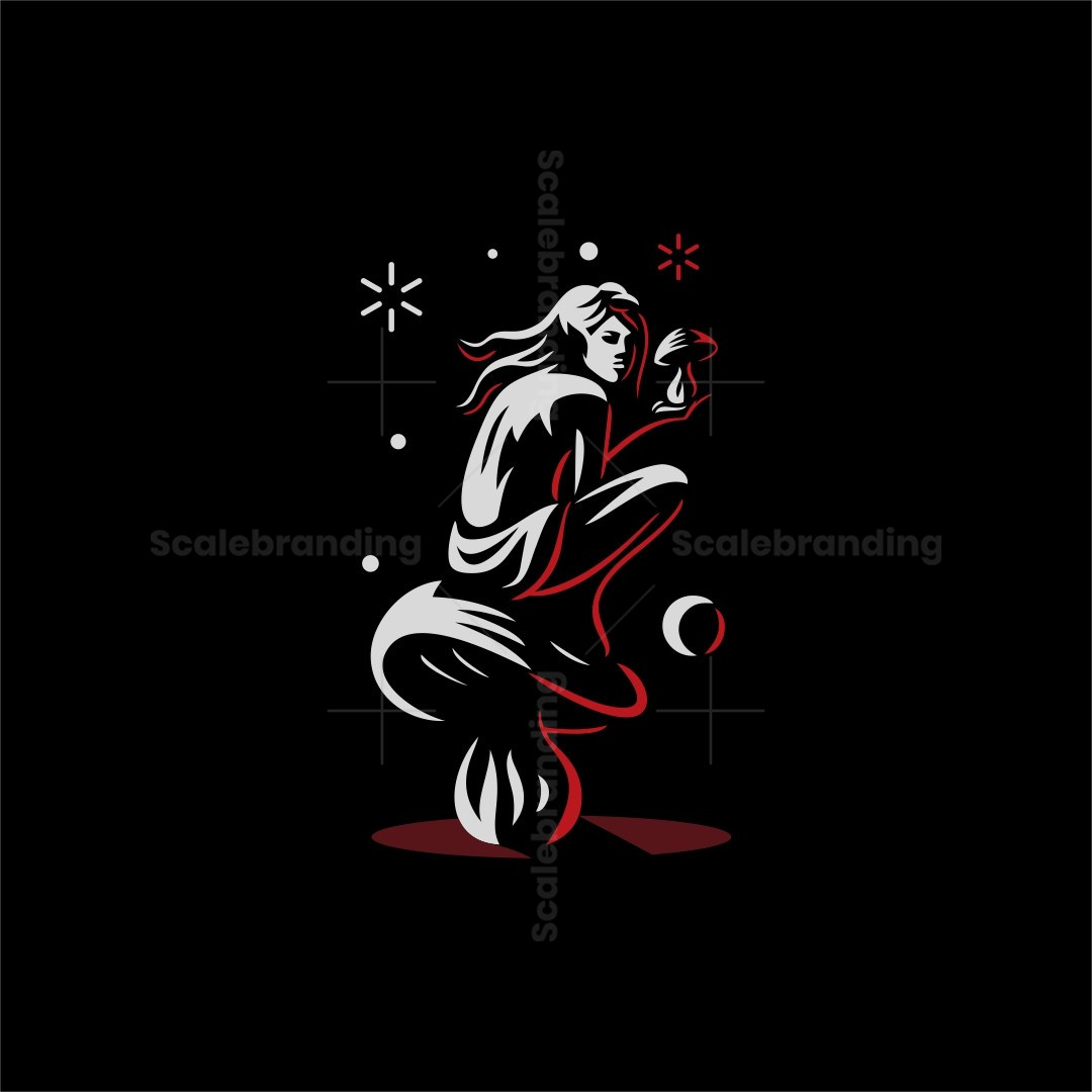Psilocybe Mushroom Woman Logo | Scalebranding