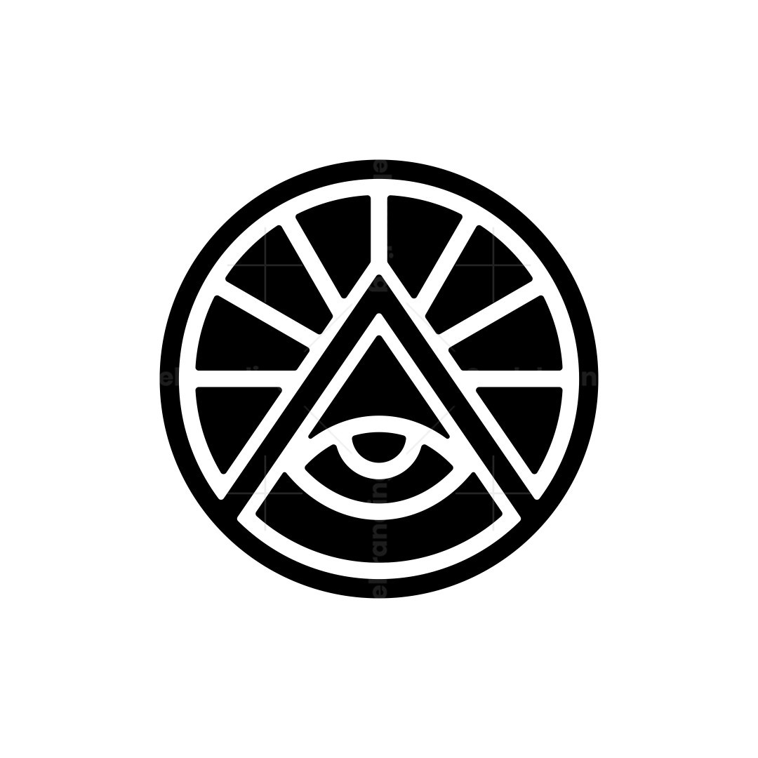 Pyramid With An Eye Logo | Scalebranding