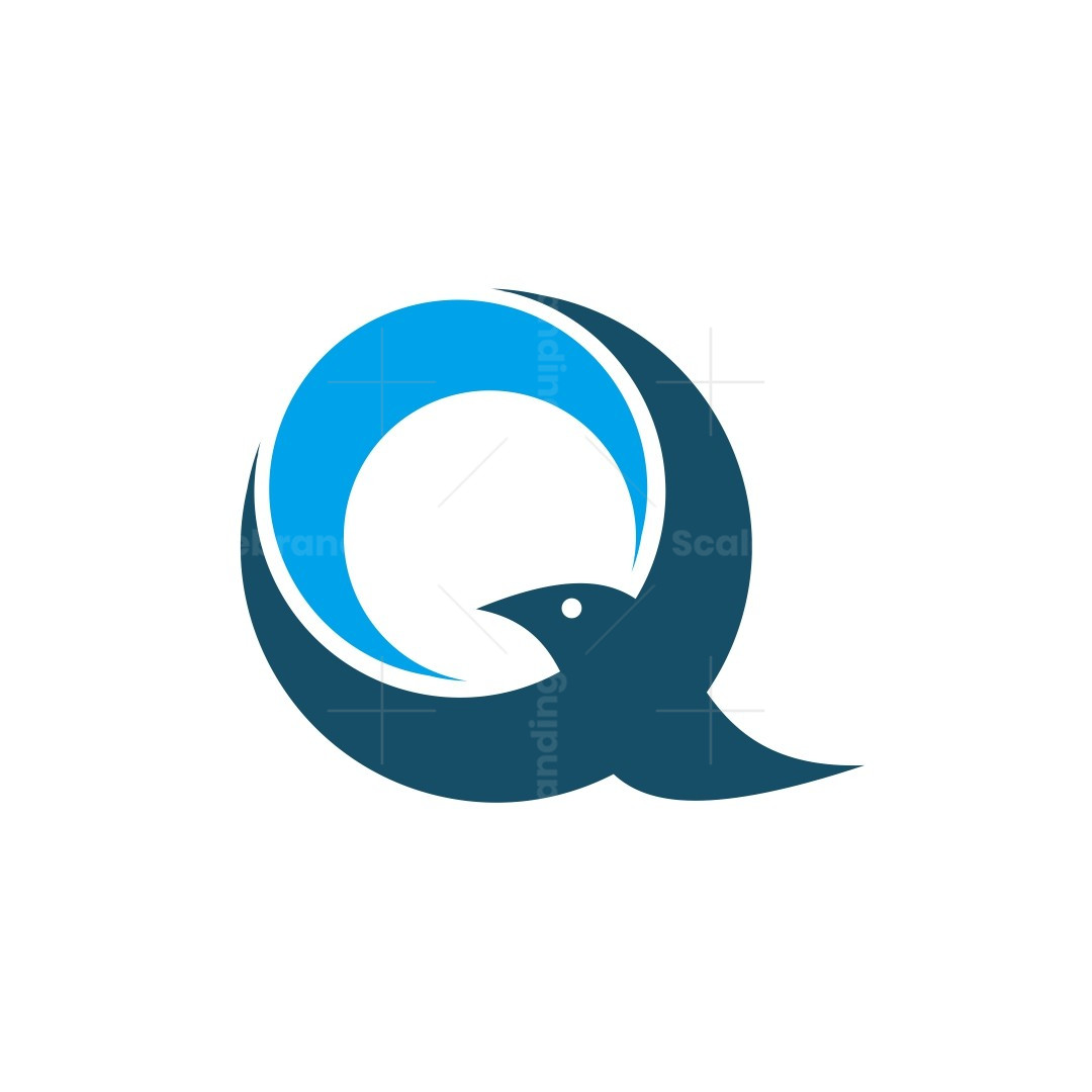 Q Letter Bird Logo | Scalebranding