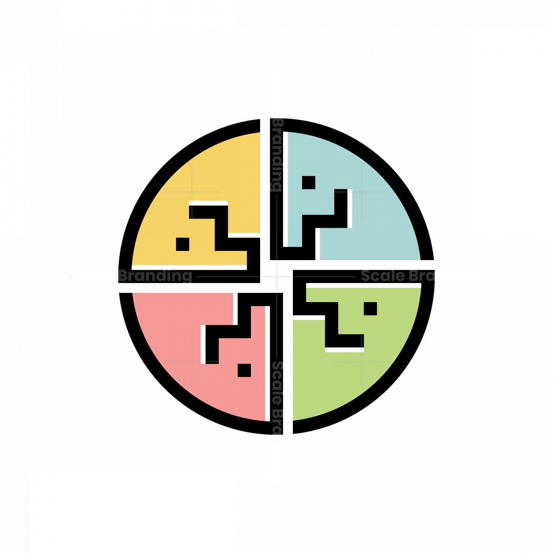 Quadrant Horse P Logo | Scalebranding