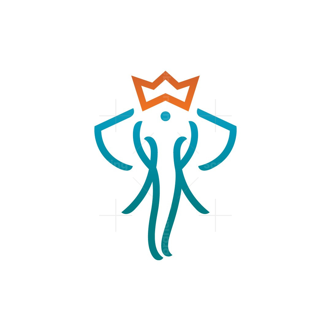 Queen Elephant Logo Royal Elephant Logo | Scalebranding