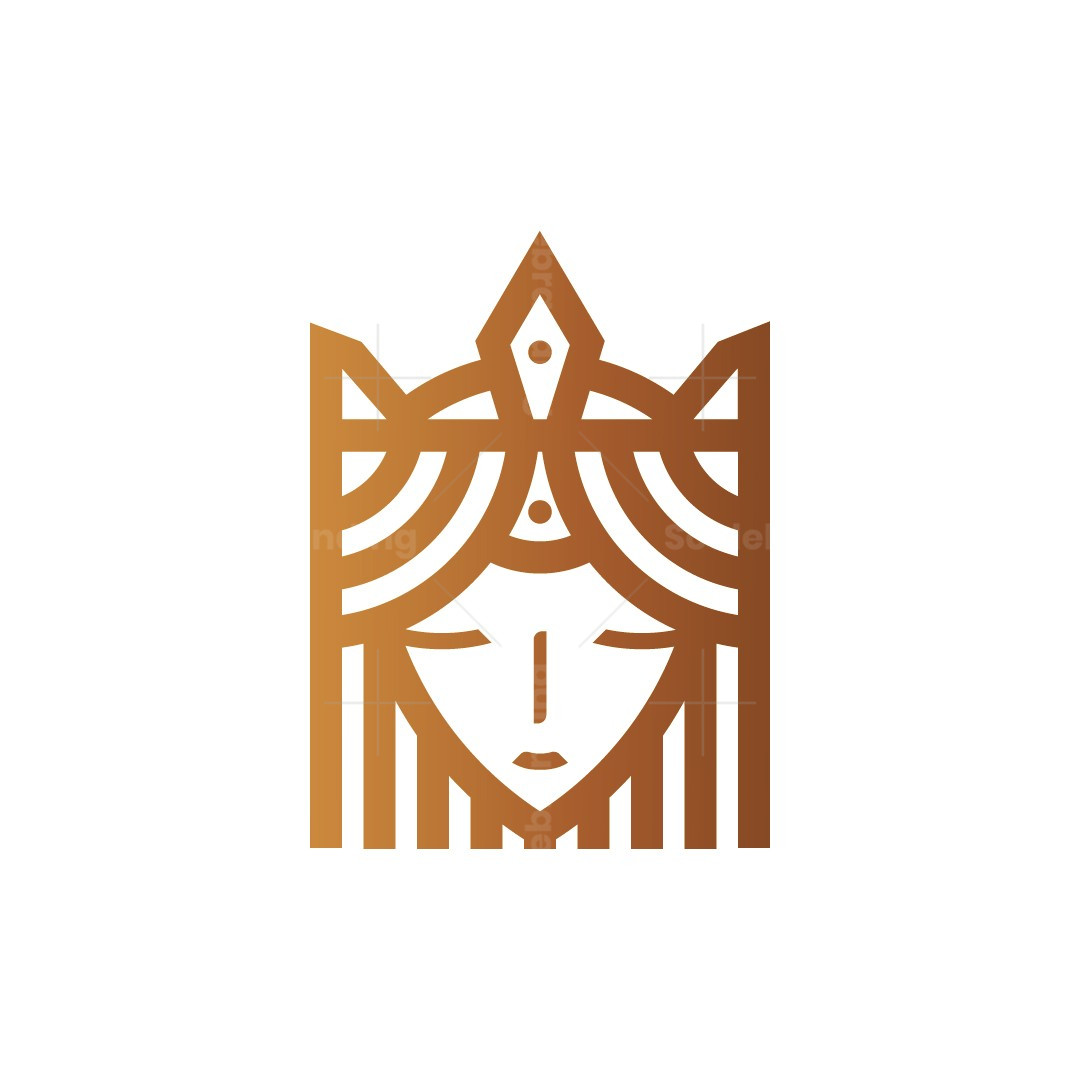 Queen Face Beauty Modern Logo | Scalebranding